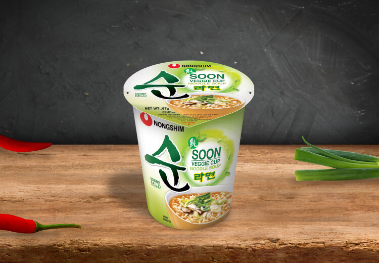 Soon Veggie Ramyun Cup - Nongshim Australia - NongShim